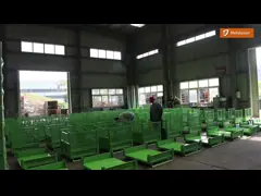Metal Collapsible Pallet Cage Q235 Powder Coating Green For Warehouse