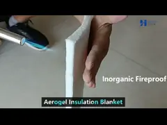 Silicone Aerogel Insulation Blanket Soundproof For Thermal Insulation