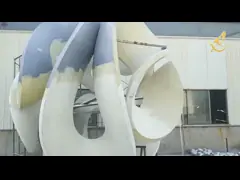 White Baking Garden Ornaments Statues Abstract Forging For Outdoor