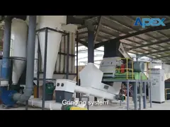 La pellettatrice di legno 20TPH è dotata di un sistema di comando intelligente.