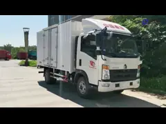 Cargo Light Duty Commercial Trucks 160hp Manual Transmission With Closed Box