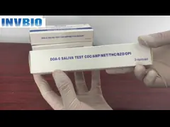 6 Panel Drug Abuse Test Kit High Security CE Fda Approved For Saliva Oral