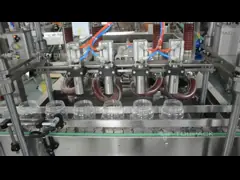Four Head Snack Food Packaging Machine Liquid Filling For Bean Paste