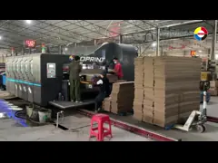 Full Computerized Flexo Printing Slotting Machine Die Cutter Vacuum Transfer