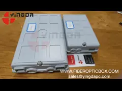 Pigtails Cable Fiber Optic Termination Box Wall / Desktop Mounted 12 Ports