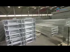 Perforated Electrical Cable Tray Aluminum / Stainless Steel Hot Dip Galvanized