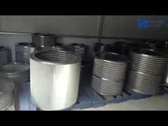 Pressure Paper Pulper Machine Screen Basket Wedge Wire SS 304 316