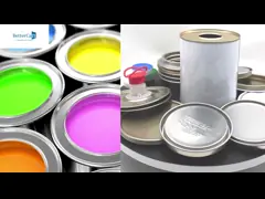 Metal Cover Paint Tin Cans 1 Gallon Airtight Seal Recycled Round