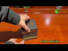 Les veilles rigides et noires Kraft Tealight CMYK Impressione di lusso personalizzata