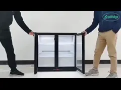 Swing Door Commercial Glass Door Coolers 208L 190W Fan Cooling