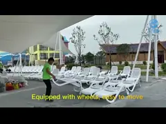 Portable Swimming Pool Accessories Sun Lounger Folding Leisure Plastic