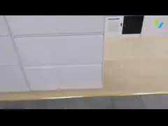 Steel Office Lateral File Cabinets 3 Drawer 12mm Edge Modern Style