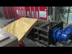 High Capacity Solid Waste Shredding Machine 90KW With Double Motor​