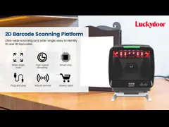 2D Hands Free Barcode Scanner RS232 Wide Angle Automatic Induction Desktop