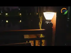 Cap Solar Pillar Light LED IP65 Aluminum Light Control For Wood Fence