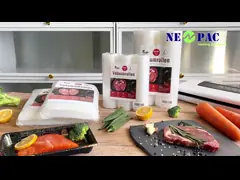 Food Vacuum Sealer Rolls Bag Embossed Film For Sous Vide Cooking