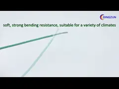 Electric Fire Resistance Cable Silicone Rubber Insulation Fiberglass Braided