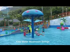 Parco acquatico d‘acqua di salpicadura Pad Swing Setting realizzato da Glasfaser für Kinder