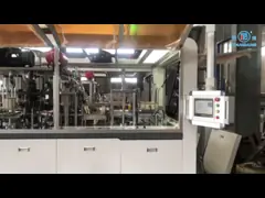 Multi Grid Lunch Box Forming Machine 12KW Carton Paper Intelligent
