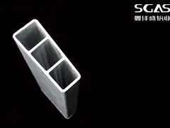 6082 T6 Automotive Aluminium Extrusions Anti Collision Beam Lightweight