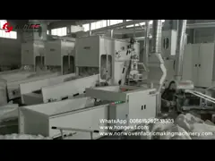 Recycled Fiber Felt Making Machine Nonwoven Fabric With Embossing Pattern