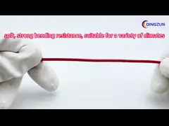 Silicone Fiberglass Fire Resistance Cable Soft Anti Aging With Copper Conductor