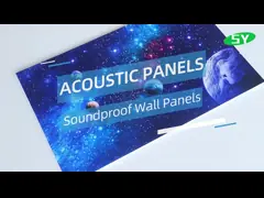 PET Printed Acoustic Panel Laser Printing Modern Decoration For Wall