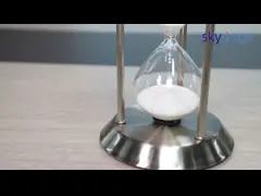 Brass Metal Vintage Hourglass Sand Timer Rotation Retro Customized