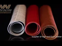 Nonwoven PU Synthetic Leather Microfiber Stain Resistant For Car Seats