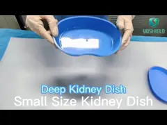 Plastic Disposable Kidney Dish Basin 800cc PP Material With Curved Mouth