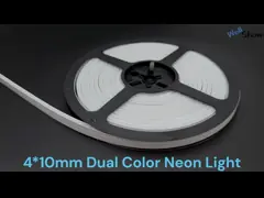 Side Bending LED Neon Strip Light 0410 24V Dual Color Waterproof
