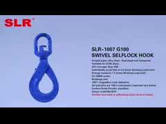Swivel Rigging Hardware Selflock Hook Powder Plastified Alloy Steel