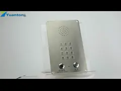Rugged Industrial VoIP Phone Intercom Anti Vandal Wall Mounted For Jail