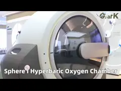 Round Home Hyperbaric Oxygen Chamber 1 person Seat Adjustable With Large Window