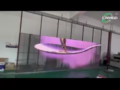 Grille Transparent LED Display Wall Full Color For Advertising Publish