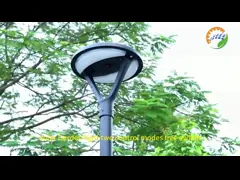 Street Outdoor Garden Solar Light 20W 5V Round Remote Control Waterproof