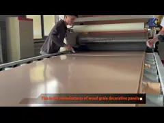 PVC Bamboo Charcoal Wall Board Wood Grain Decorative Moisture Proof