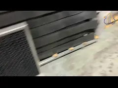 Ventilation Air Inlet Louver 0.6mm PVC Black For Cooling Tower