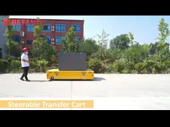 Platform Trackless Transfer Cart 5T Steerable Wireless Omnidirectional