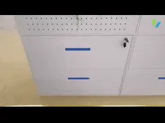 KD Structure Vertical Steel Filing Cabinets 12mm Edge Lateral 2 Drawer Powder Coating