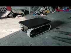 Engineering Machinery Rubber Track Undercarriage 300kg Loading Small