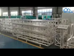 Movable Aluminum Stage Truss Structure Silver Durable For Outdoor Tent