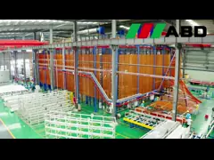 Aluminium Profile Powder Coating Production Line Electrostatic Durable