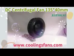 Soft Wind DC Centrifugal Fan Air Blower 150mm 110V Cooling For Audio Equipment