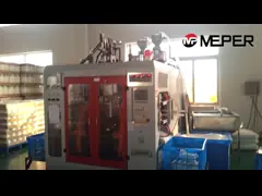 Máquina de moldeo por soplado hidráulico automático de una sola estación