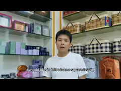 Square Tea Caddy Tin Metal Mini Recyclable Stackable With Plug Lid