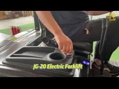 Mini Electric Forklift Truck 4 Wheel Drive 4000mm Height For Warehouse