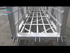 Movable Marine Aluminum Gangways Floating Dock Stable With Waterproof Decking