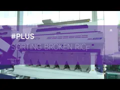 Visual Sorting Rice Color Sorter High Frequency For Broken Rice