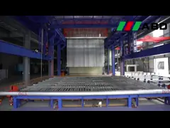 Electrostatic Vertical Powder Coating Line Automatic For Aluminium Profile